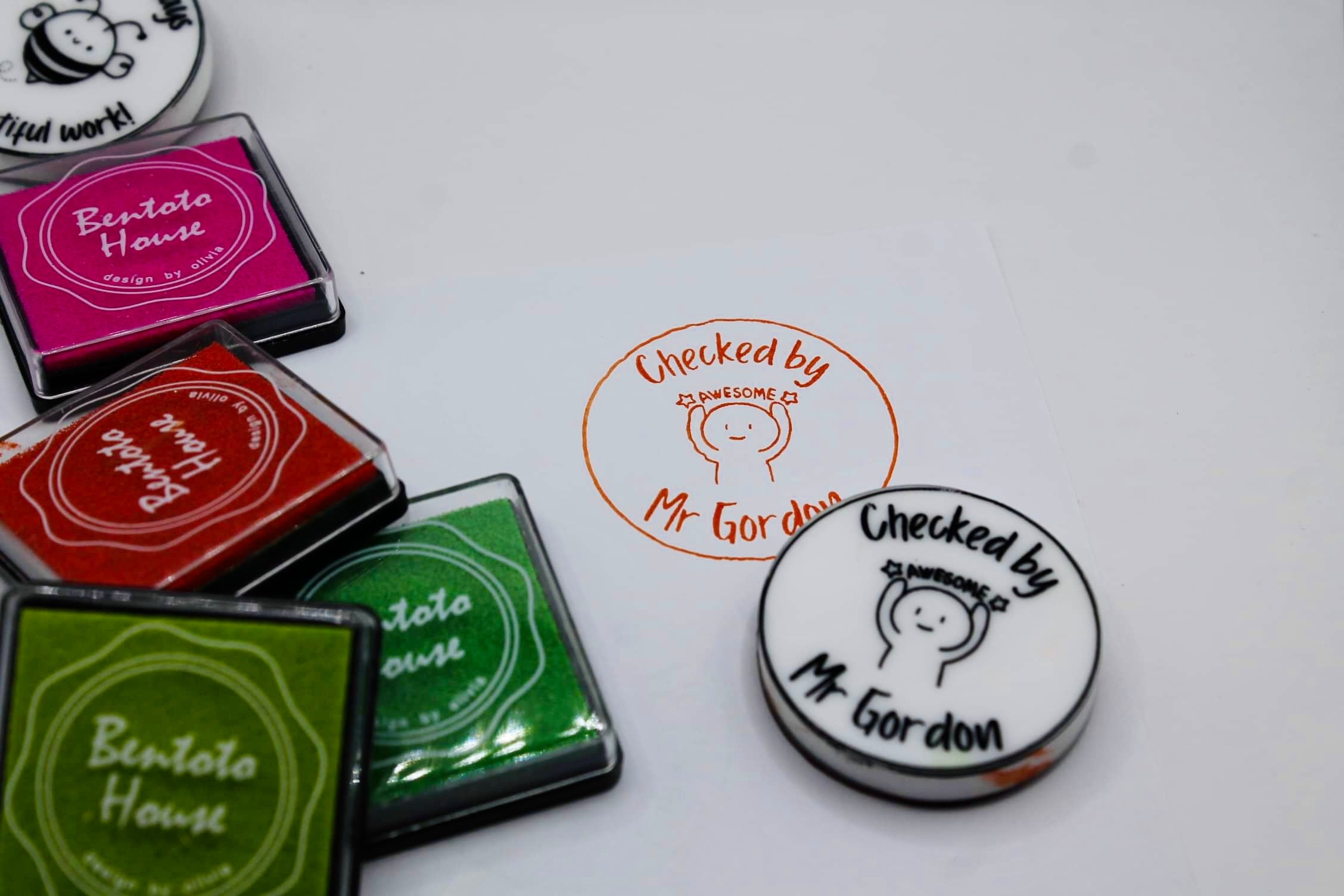 Personalised Teacher Stamp Disc – Made By Choni